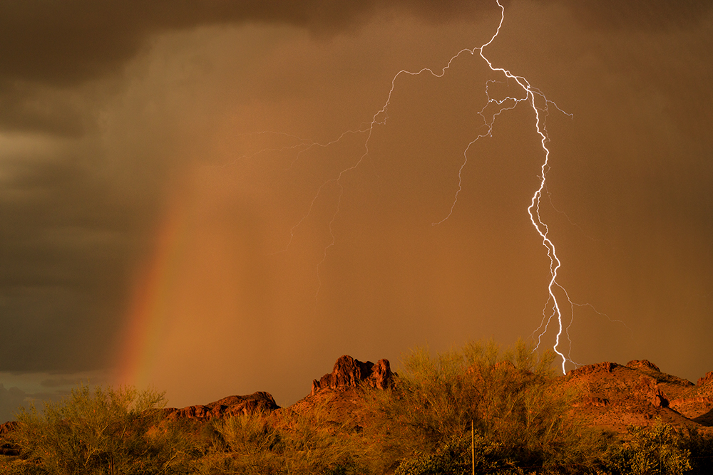 Rainbows, Lightning, and Dust Storms - Hartshorn Photo & Design